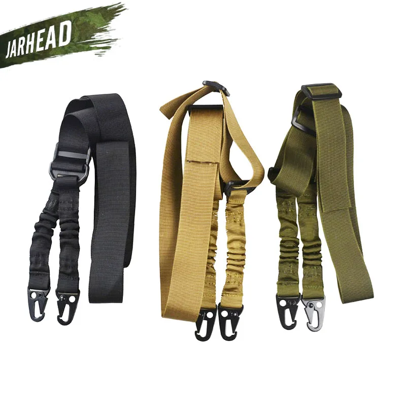 Outdoor-Tactical-Gear-Adjustable-Rifle-Gun-Sling-Strap-Military-Two ...