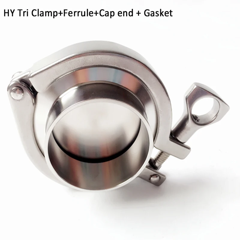 Od19-219mm Tri Clamp End Cap Set With Weld Ferrule Adapter Sillicon ...