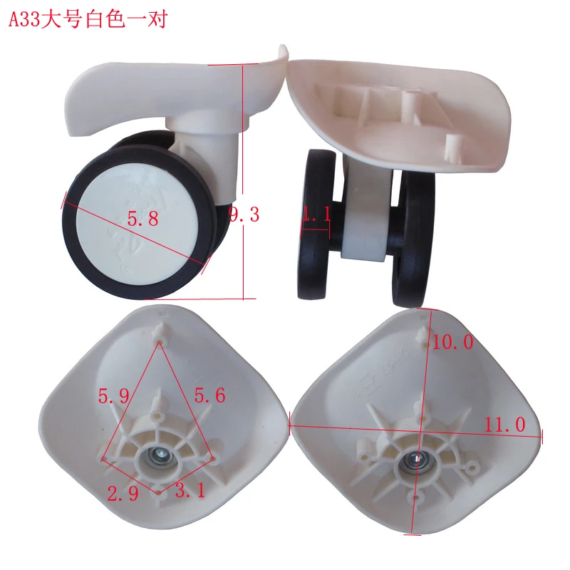 A33 Replacement Wheels For Suitcases Trolley Case Luggage Wheel Repair ...