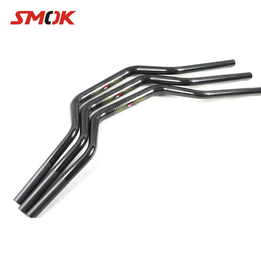 Universal Motorcycle Handlebar 28mm 72cm Carbon Fiber For Xmax 300 390 ...