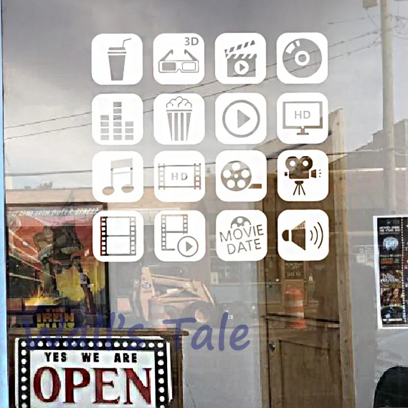 Photo Studio Wall Sticker | Photo Cameras Stickers | Window Sticker ...