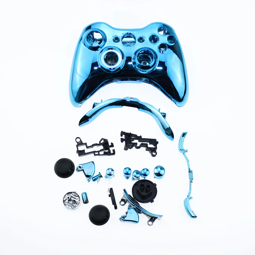 Xbox 360 Controller Wireless Blue Chrome