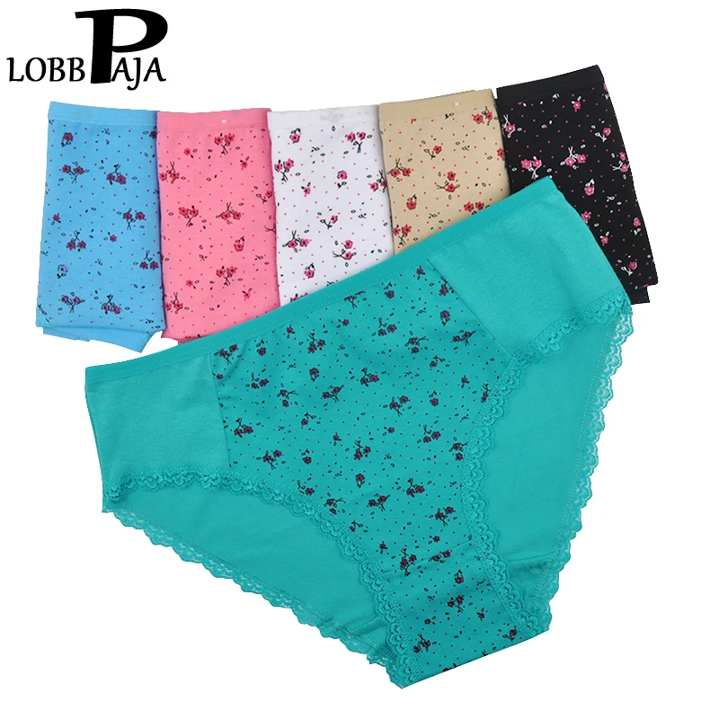 LOBBPAJA Lote de 6 piezas de algodón para mujer, ropa interior de ...