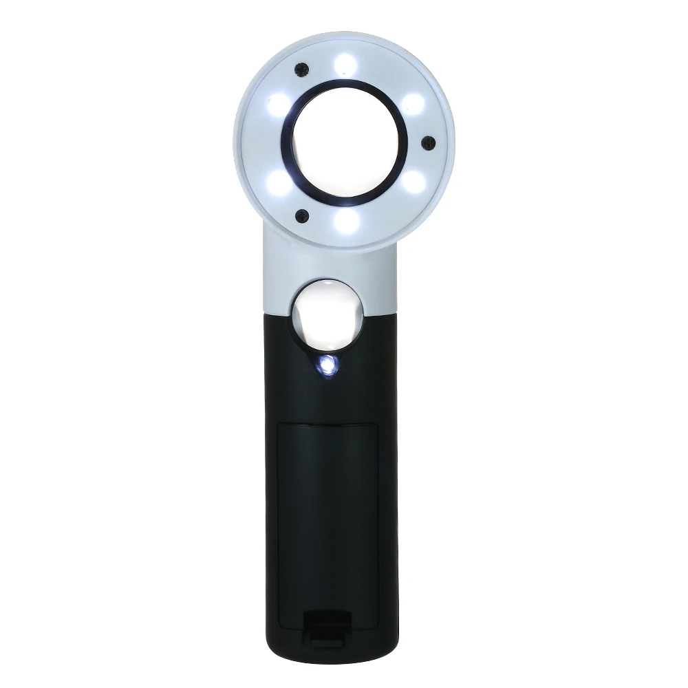 Magnifying Glass Handheld Jewelry Loupe With Dual Glass 16X And 30X magnifying-glass-handheld-jewelry-loupe-with-dual-glass-16x-and-30x