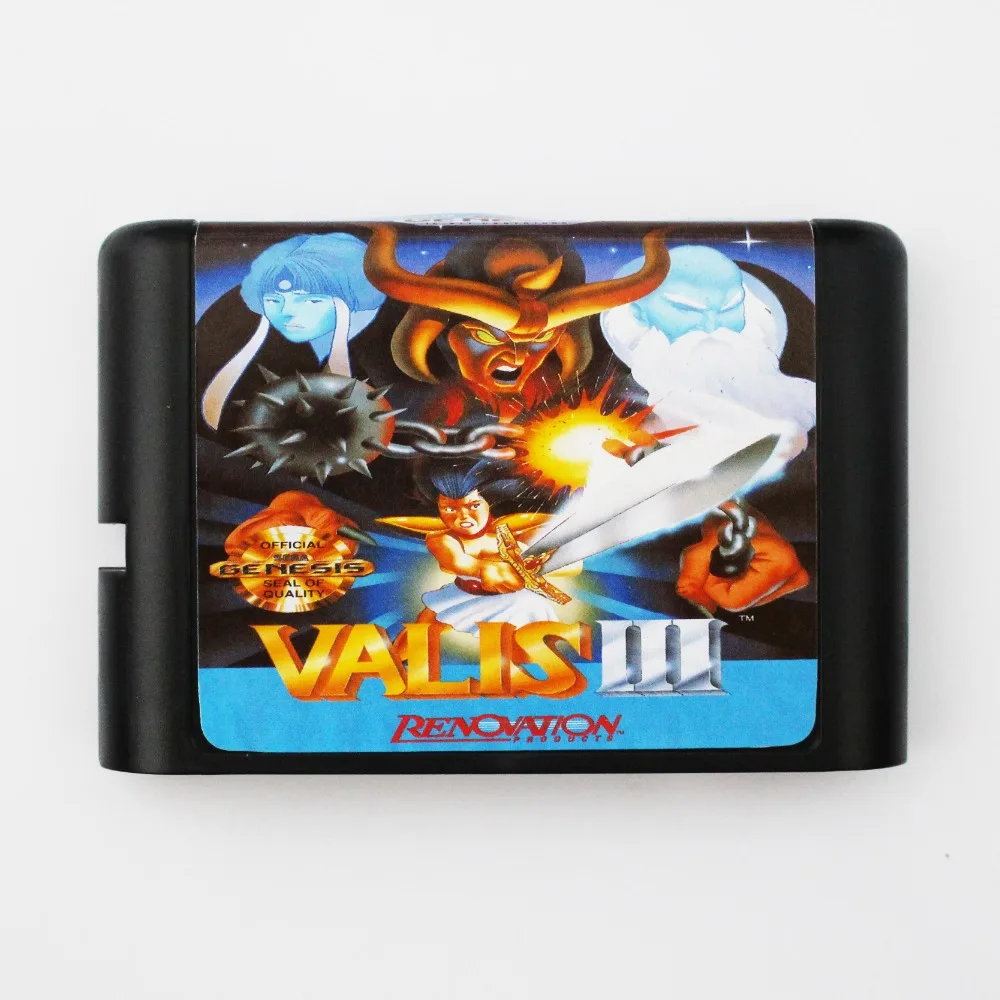 Valis iii 창세기를위한 sega 메가 드라이브를위한 16 비트 md 게임 카드|16 bit|md game16 bit md ...