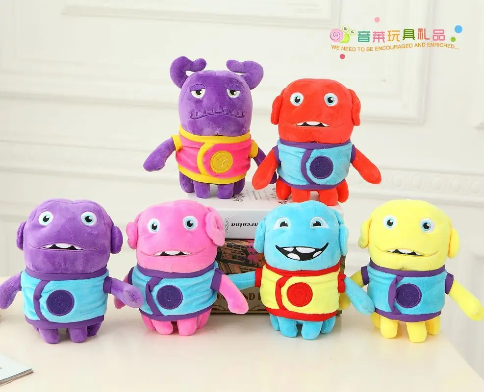 2015 dreamworks Movie HOME OH Boov Rainb Plush Soft Toy Captain Smek ...