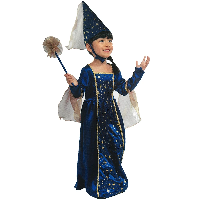 Halloween magician Costume for Children Boys Master Cosplay Kids Magic ...