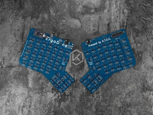 ergodone ergo Custom Mechanical Keyboard TKG-TOOLS PCB programmed ...