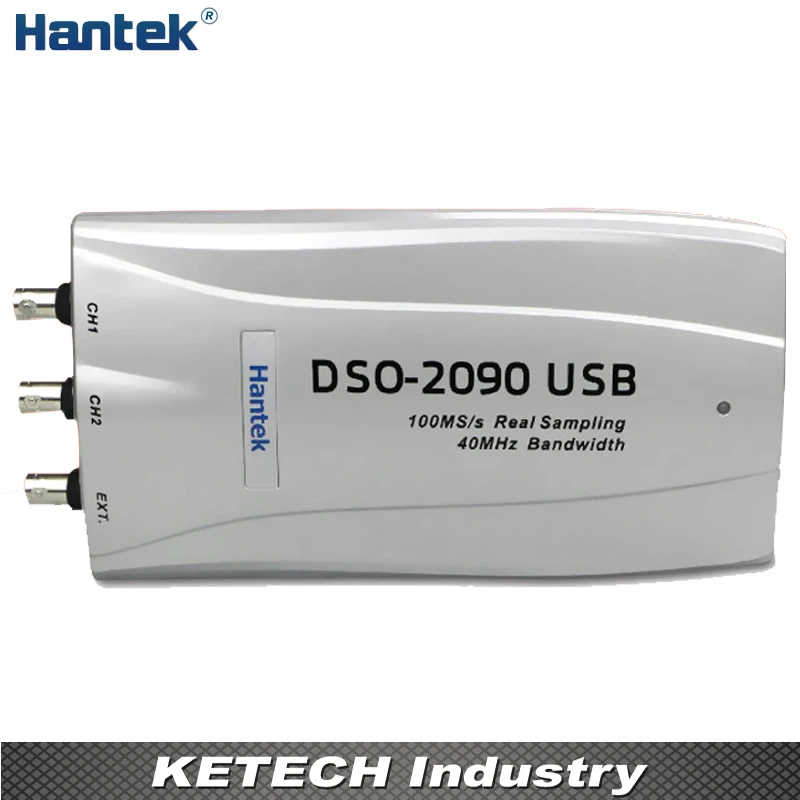Portable Oscilloscope USB PC Digital Oscilloscope 100MS/s 40MHz Hantek ...