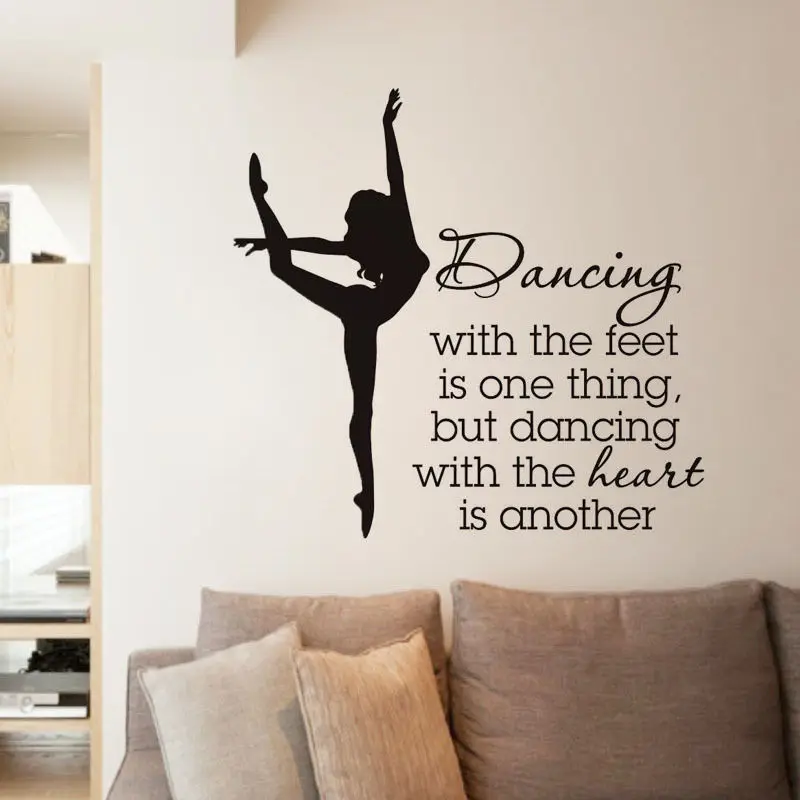 Buy Elegant Ballet Dancer Wall Stickers For Dancer
