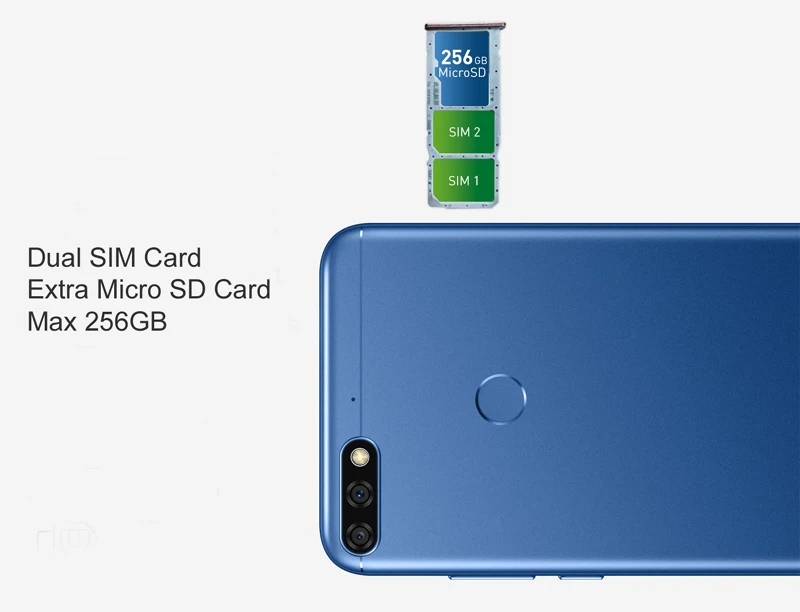 Original Huawei Honor 7C 4G LTE Cell Phone 3GB RAM 32GB ROM Snapdragon ...