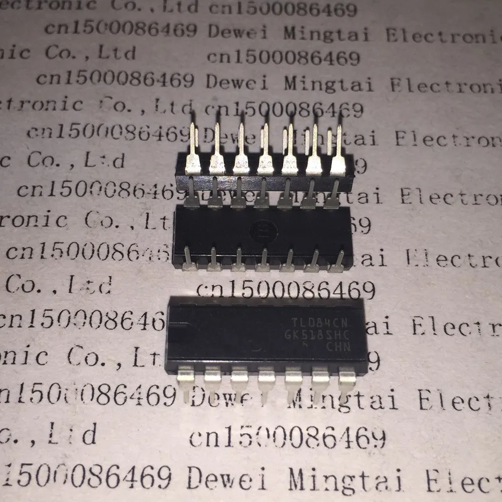 100PCS/LOT TL084CN TL084 084CN ST084CN ST084 DIP14-in Integrated ...