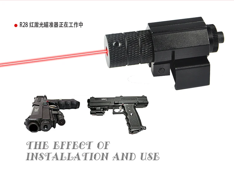 Mira Laser Para Revolver Adjustable Red Laser Sight - Hunting Lasers ...