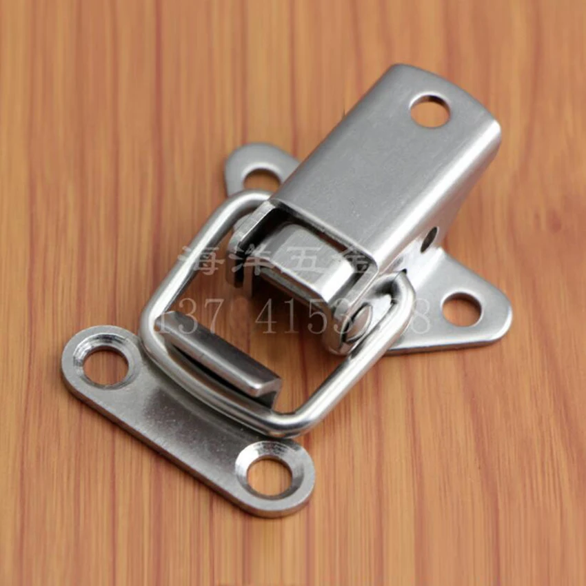 Silver Boxes Case LockTool box buckle Metal SIron buckle Locking button ...