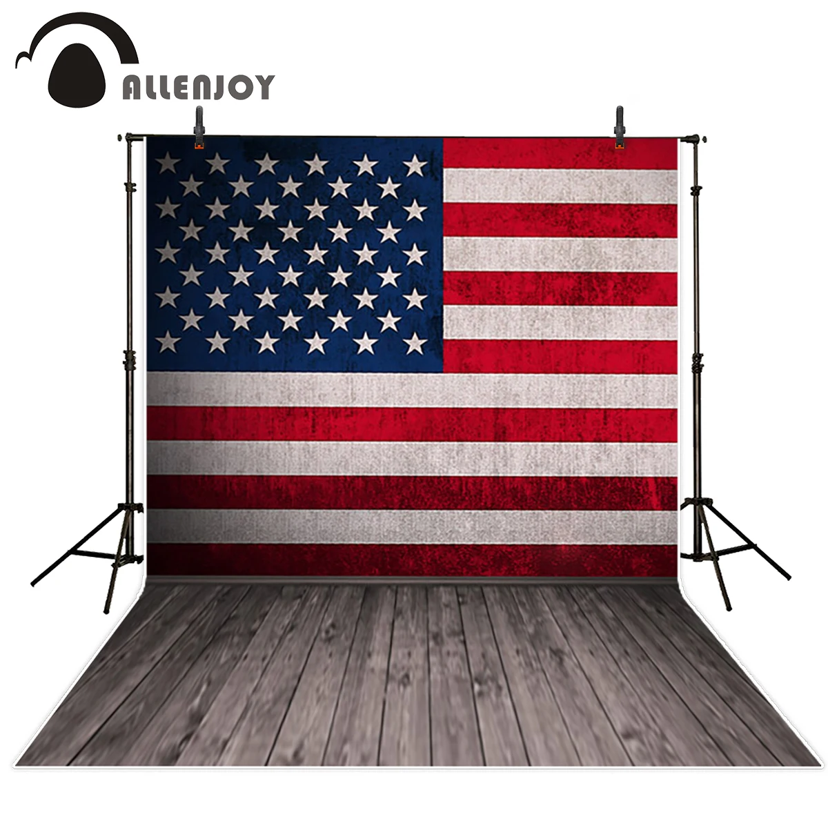 Allenjoy Patriotic American Flag photography backdrops stars stripes ...