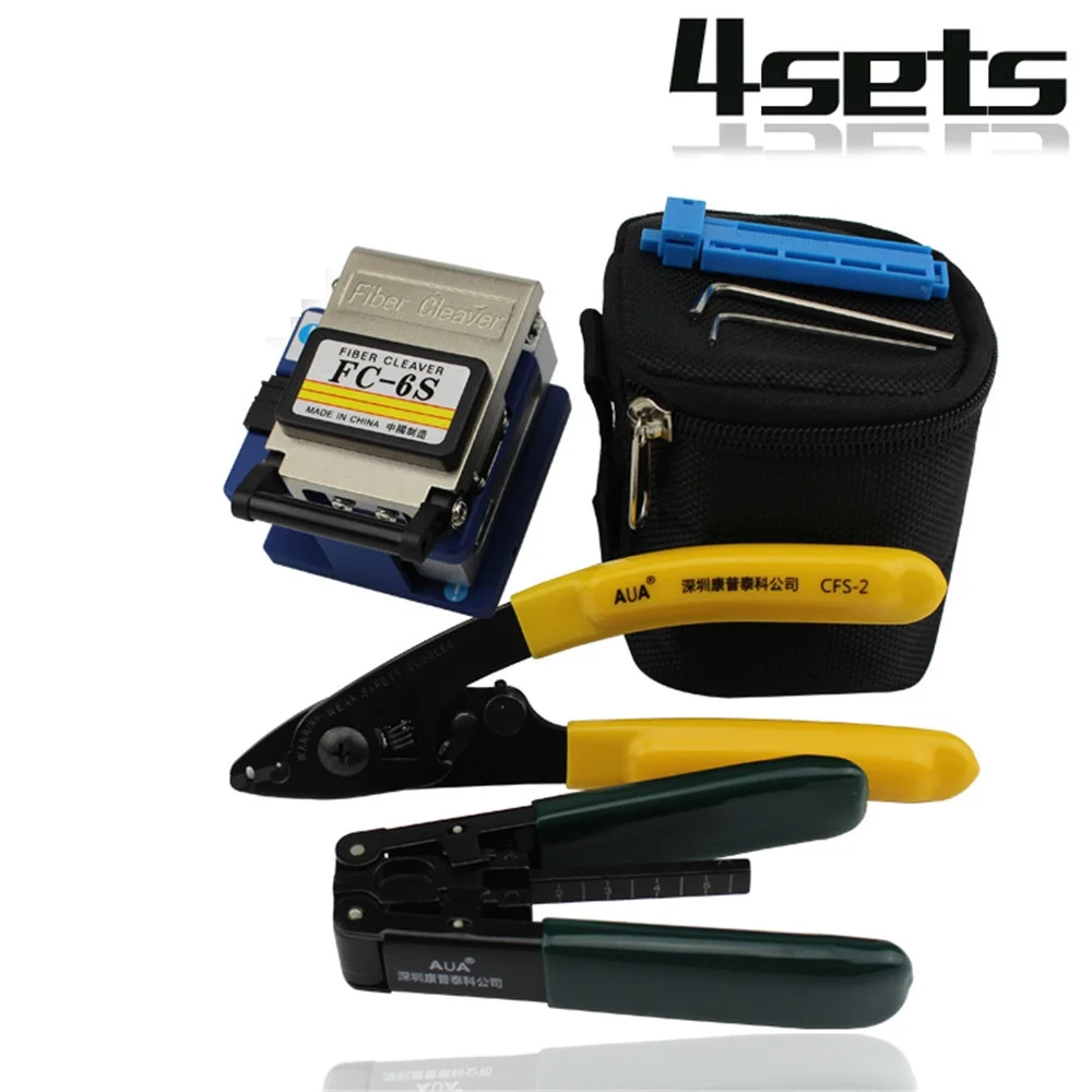 FTTH tools Optical Fiber Termination Tool Kits with Fiber Cleaver ...