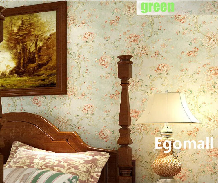 Купить винтаж американский стиль цветок обои нетканые ретро - обоями ...