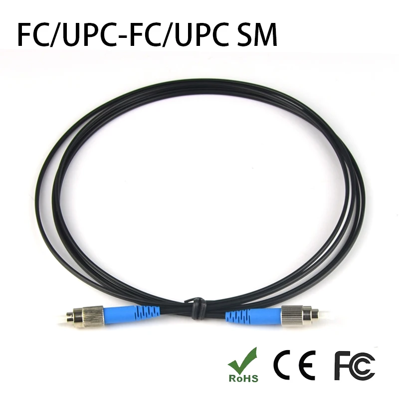 Fc To Fc 2m Single Core Single Mode Fc/upc Ftth Patch Cord Fiber Optic ...