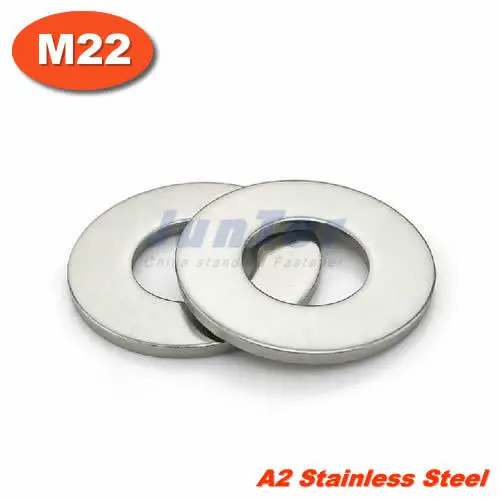 50pcs/lot Din125 M22 Flat Washer A2 Stainless Steel - Washers - AliExpress