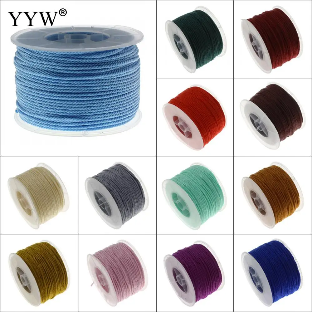100Yard 2mm Nylon Cord Nylon Thread DIY Decoration Cord for Necklace ...
