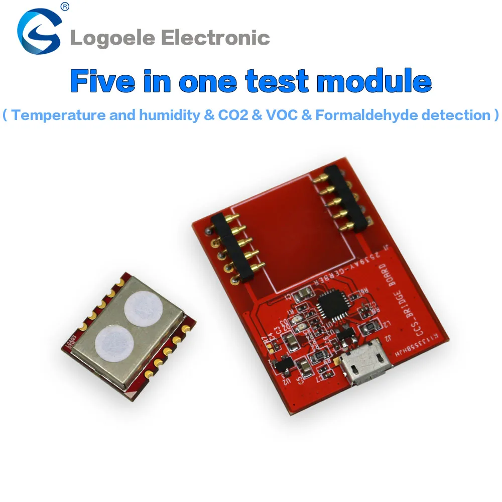 New Temperature and humidity VOC TVOC CO2 formaldehyde detection 5 ...