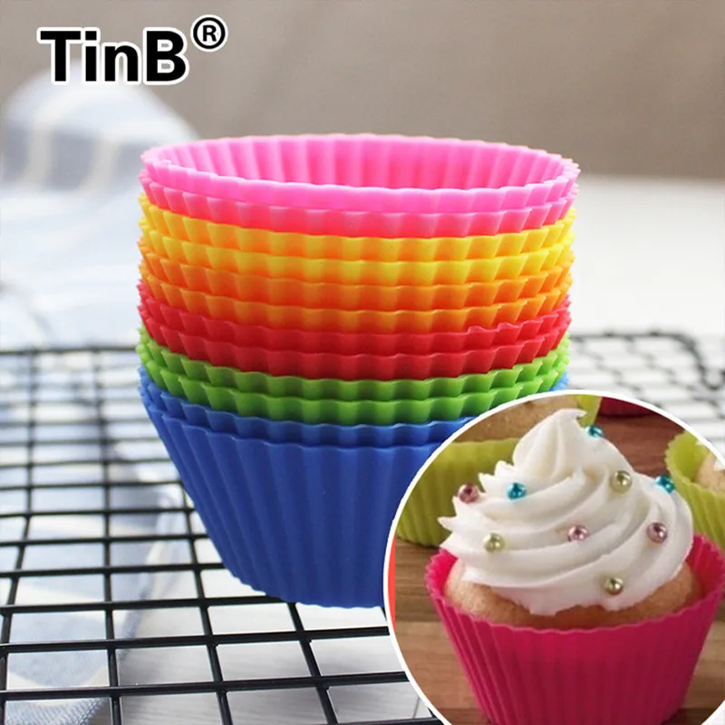 Big Size 7cm Super Thick 11g 24pcs Soft Silicone Round Cake Silicone ...