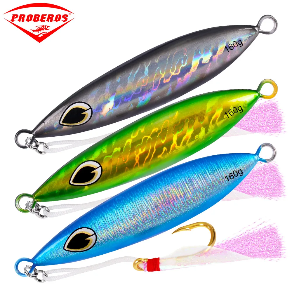 6-teile-los-Jigging-Blei-Fisch-150g-13-cm-Metall-Jig-Angeln-Locken-mit ...