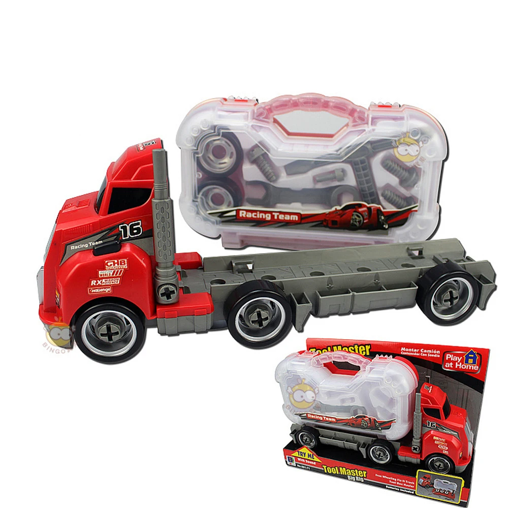 Tinker Toys Building With A Car