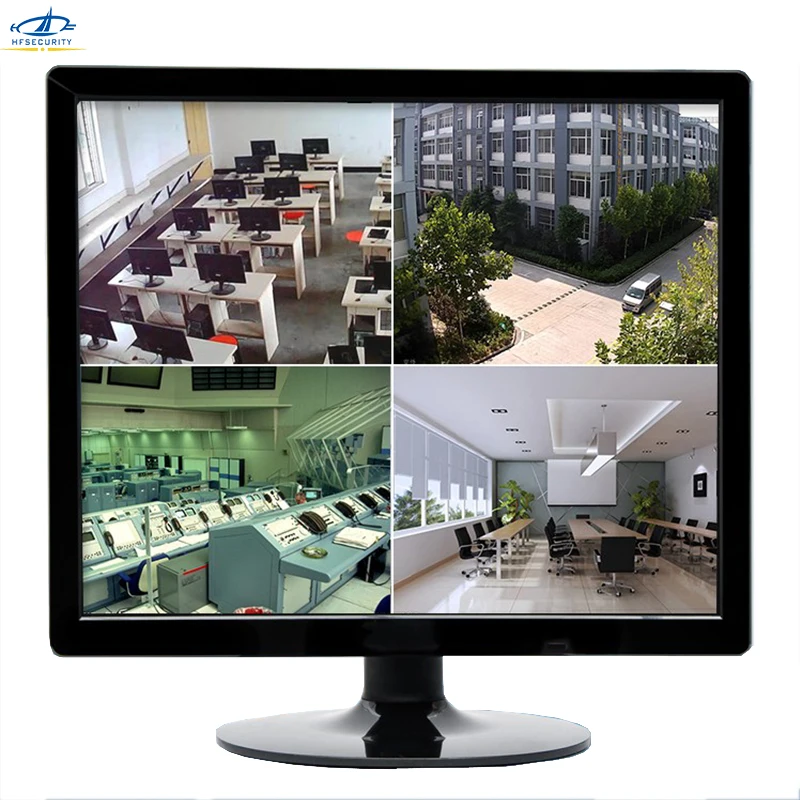 HFSECURITY 19 Inch FHD 1280 * 1024P CCTV Monitor HDMII BNC VGA LED ...