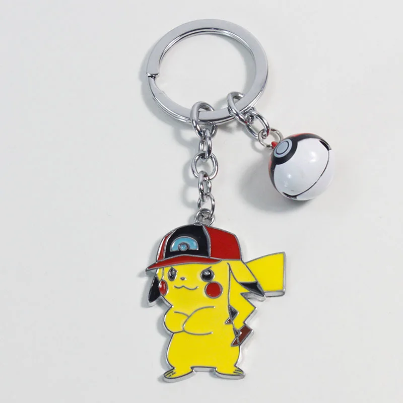 Pokemon Pikachu Anime Metal Keychain - KawaiiMerch.com