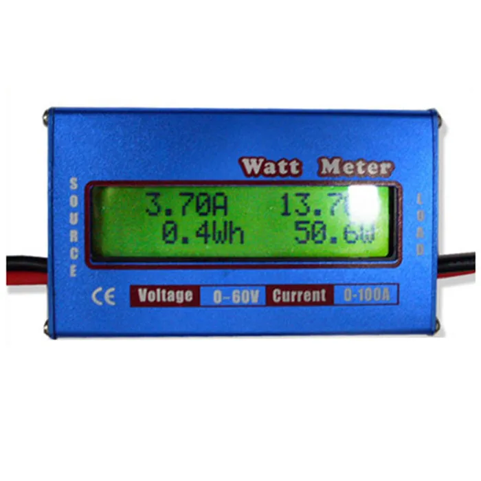 New Lcd Digital Battery Balance Voltage Power Current Meter Analyzer ...
