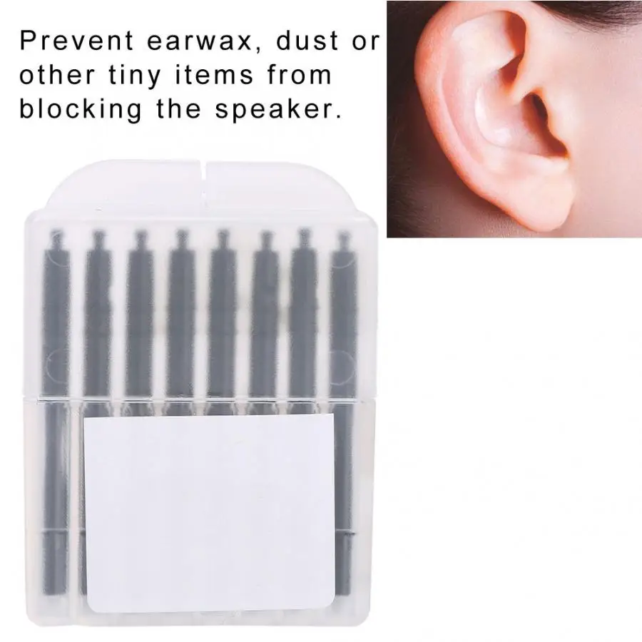 8Pcs Disposable Hearing Aid Protection Earwax Guards Filters Hearing ...