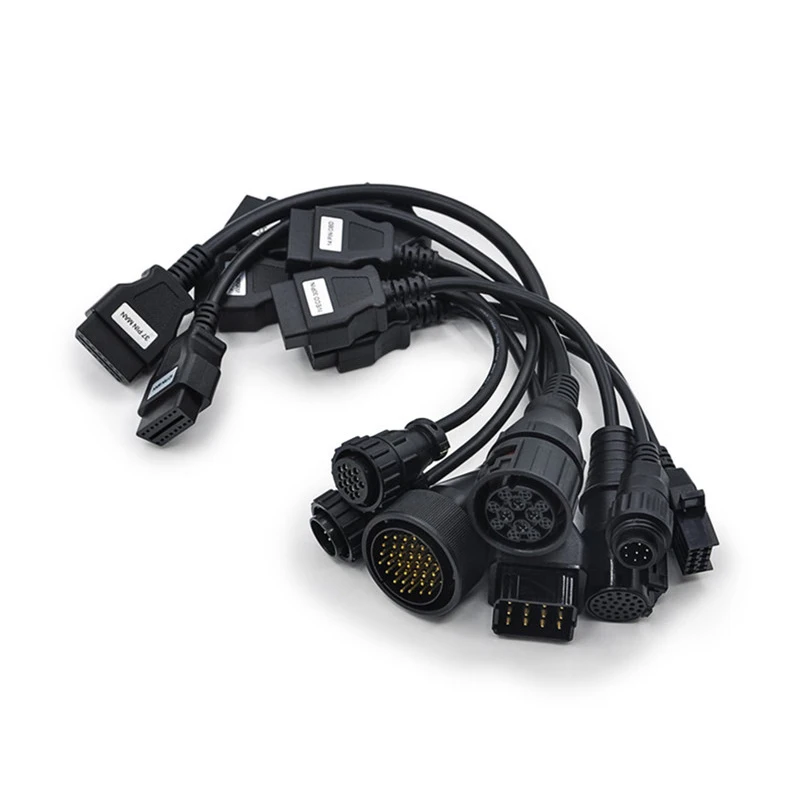 OBD Truck Cables 8PCS Full Set Cables for WABCO/MAN/Iveco/Scania/Benz ...