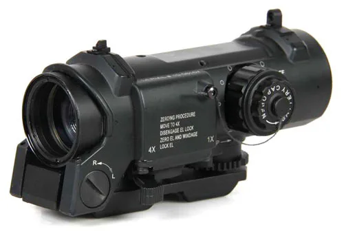 quick-detachable-1x-4x-adjustable-Fixed-Dual-Role-Optic-Tactical-Rifle ...
