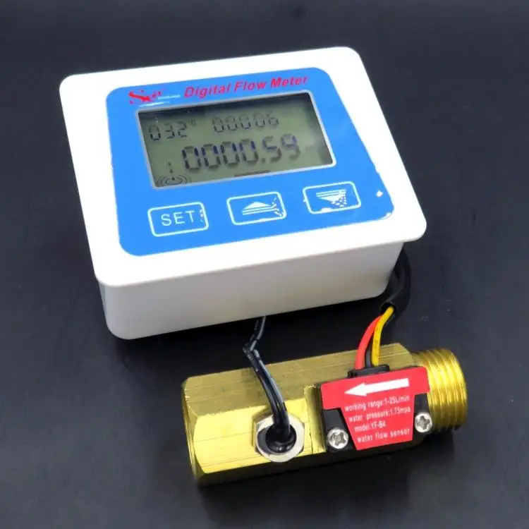 Digital Display Flowmeter Holzer Flowmeter. Low Power Digital Display ...