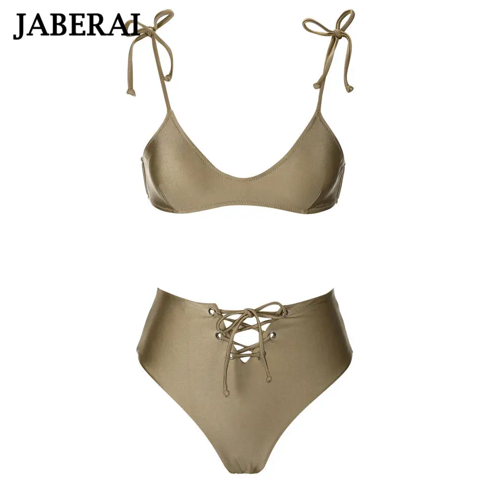 Buy Jaberai Strappy Bralette High Waist Swimsuit