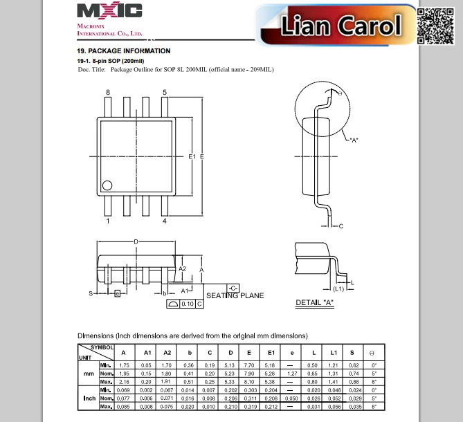 Купить 20 шт./новый лот оригинальный mx25l1606 mx25l1606em2i-12г ...