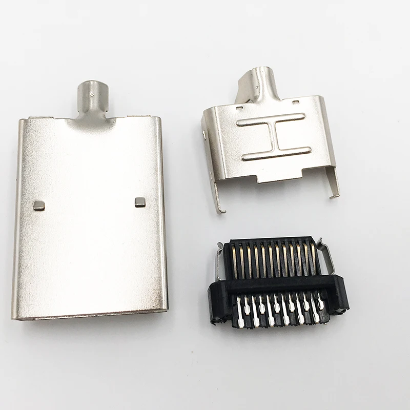 Pitch-24Pin-Board-to-Board-Connector-For-XBOX-AV-Cable-With-Metal-Cover ...