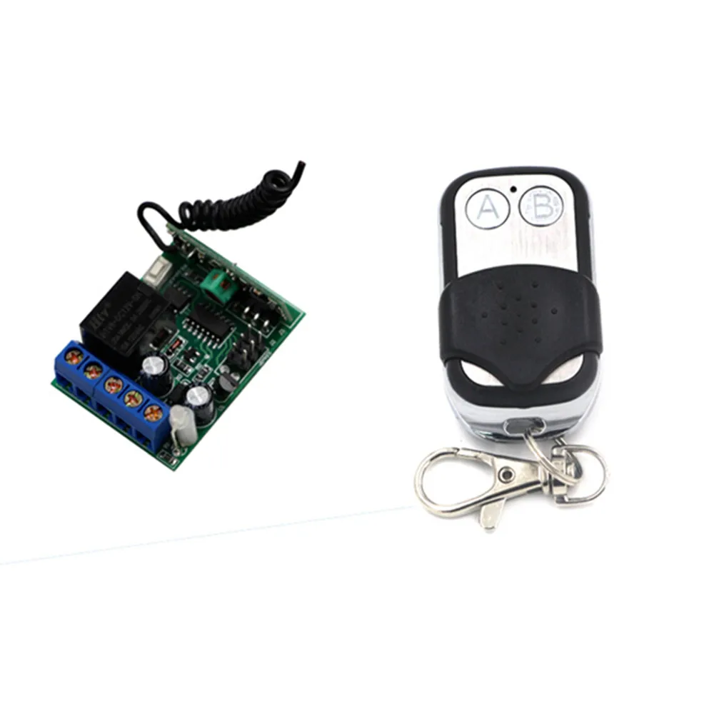 High Quality DC 12V 1CH RF Wireless Remote Control Switch Push Cover ...