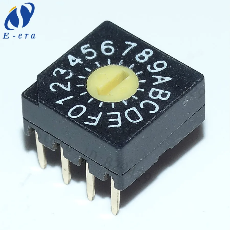 Rotary Switches 0 to F digital 16bit coding switch 0 F position rotary ...