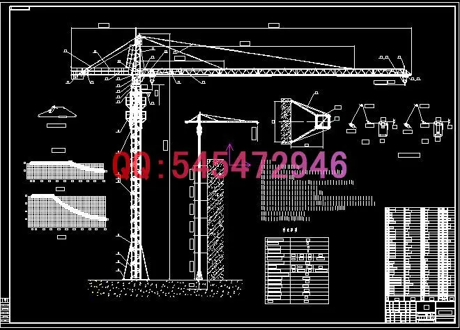 QTZ50 tower crane drawings\ Full\Machining drawings\AUTO CAD|cad ...