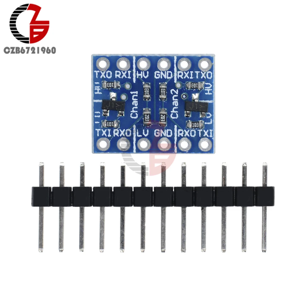 Two Channel IIC I2C Logic Level Converter Bi Directional Module 5V to 3 ...