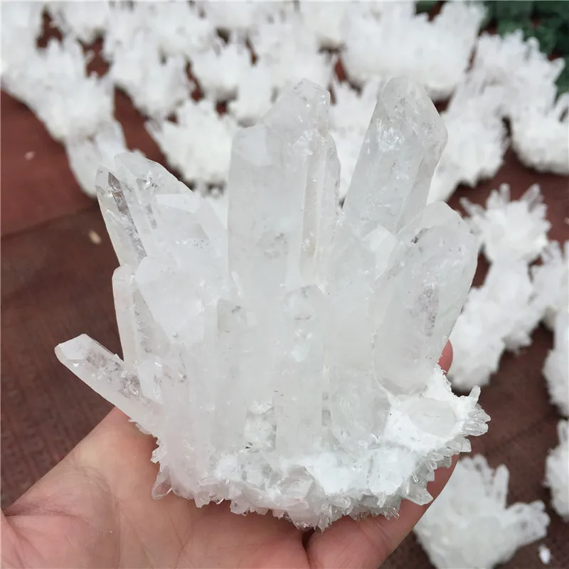 PIERRE VENDUE SEULE,300-400g--Cristal Quartz naturel, grappe minérale ...