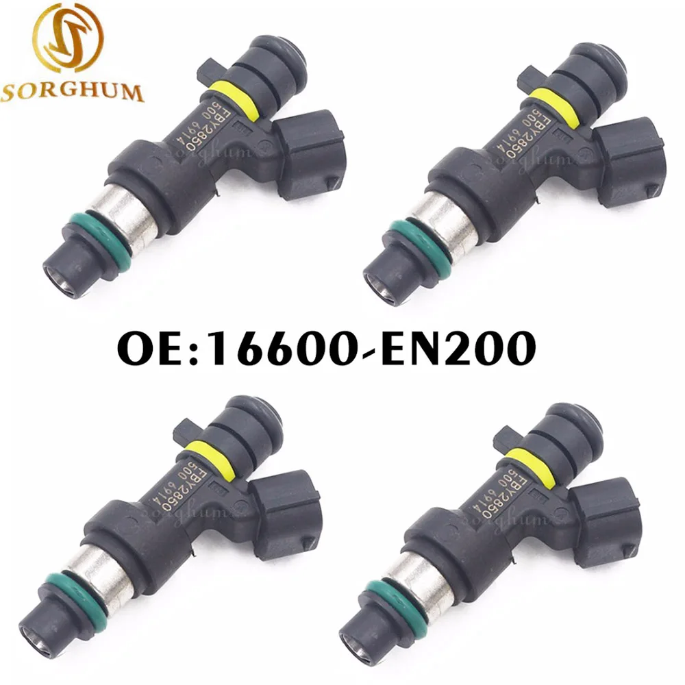 4pcs 16600-en200 16600en200 Fuel Nozzle Fby2850 Case For Nv Sentra 2.0l ...