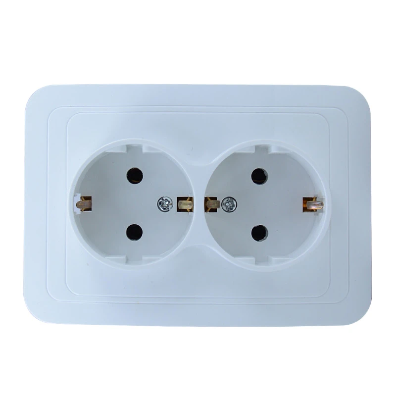 European-style Two-mounted Wall European Standard Power Outlet German ...