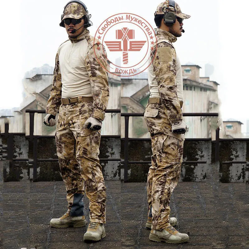 Man-Snake-Camouflage-Military-Uniform-Army-SWAT-Equipment-Tactical ...