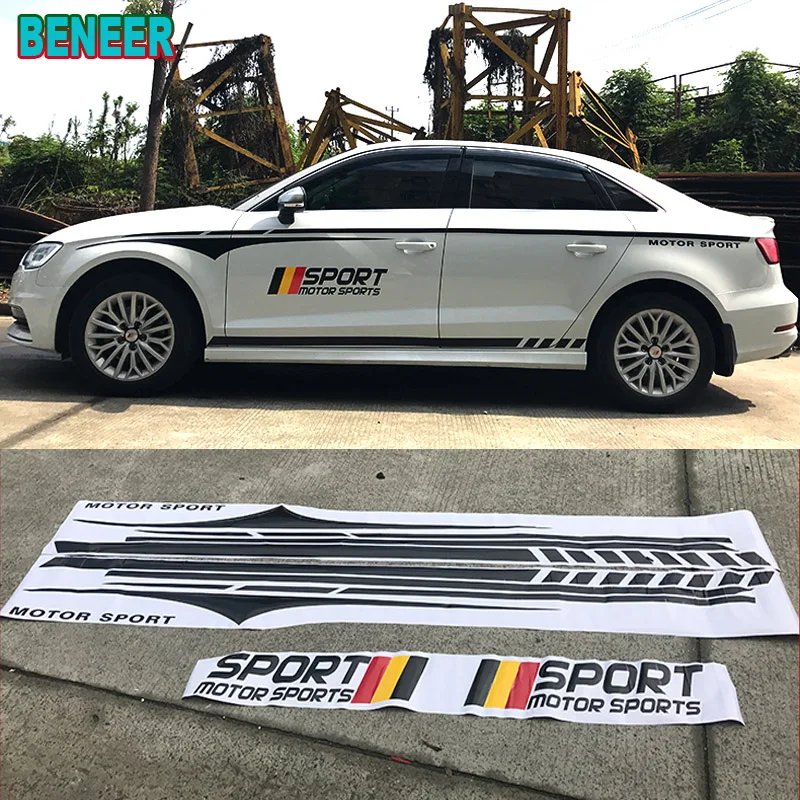 KK Material car body sticker for Audi A1 A3 A4 A4L A6 A6L A7 A8 Q3 Q5 ...