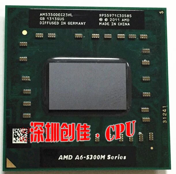 Original AMD A6 5350M 5300M 2.9GHz Dual Core Notebook processors Laptop ...