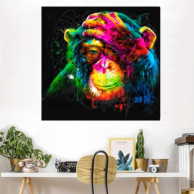 Thinking Monkey Art