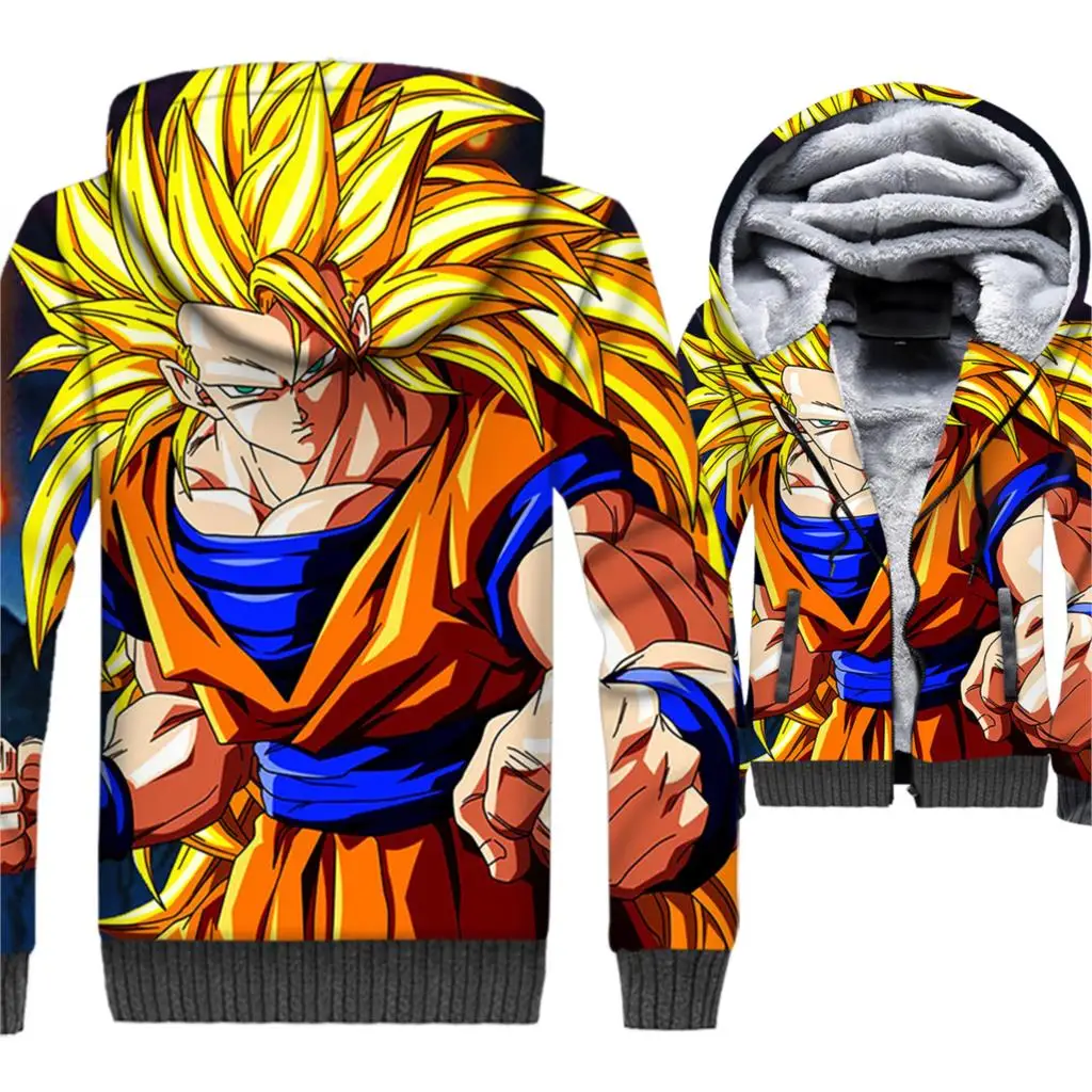 Hip Hop Hoodies Anime Dragon Ball Z Swag Sweatshirts For Men 2018 ...